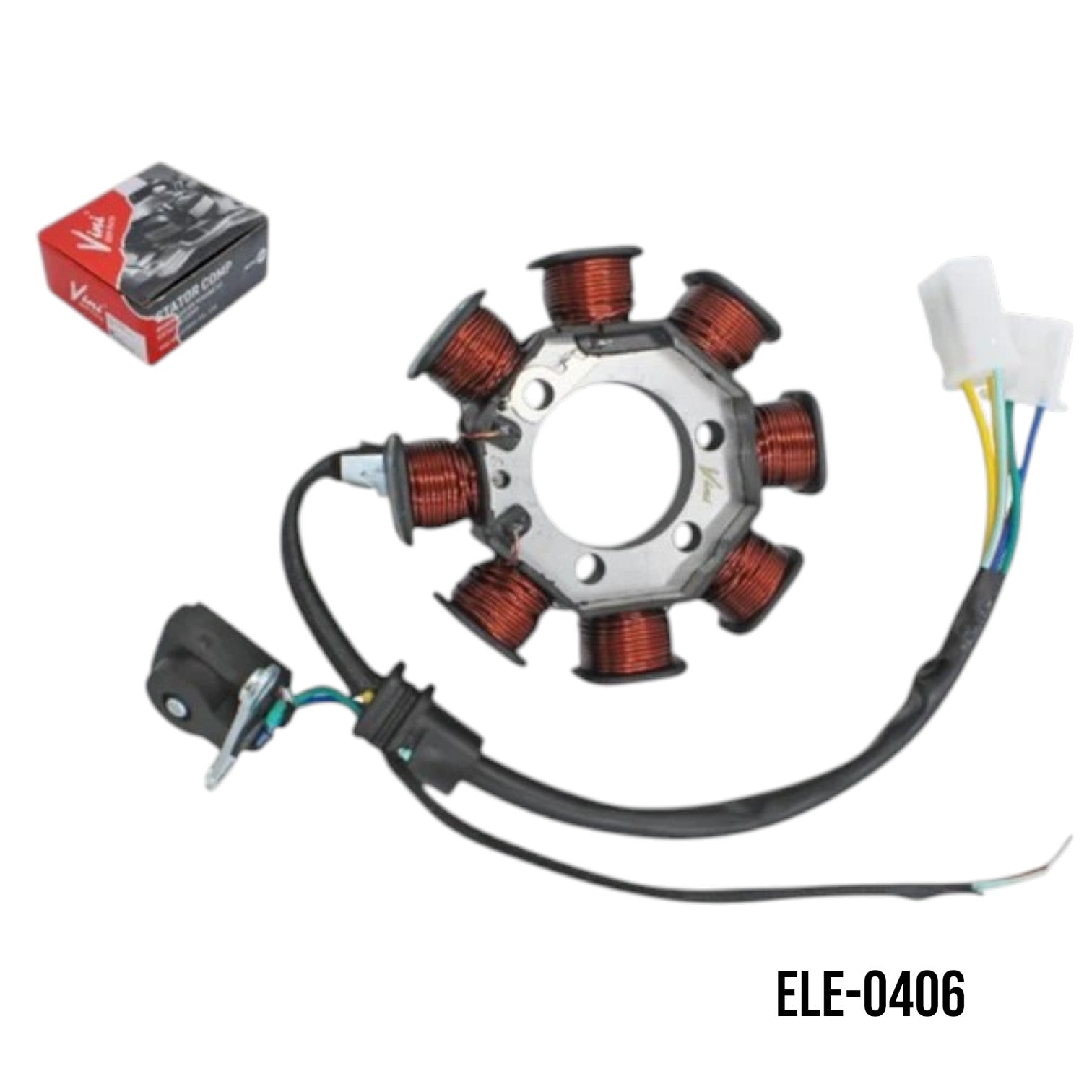 CORONA DE BOBINAS CB1 8B 3T VINI – Moto Repuestos Calle Blancos