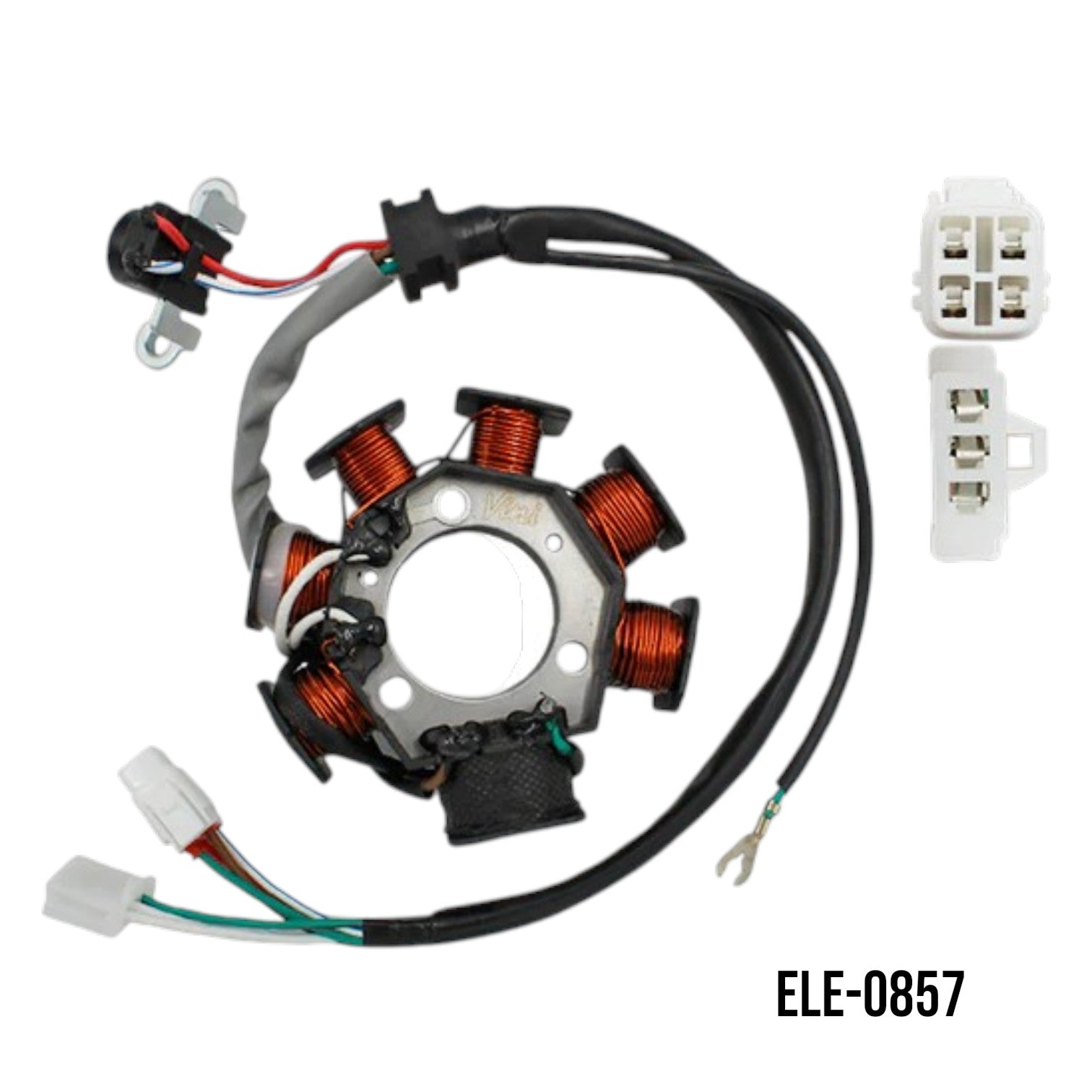 CORONA DE BOBINAS YBR125 6+1B 3T VINI – Moto Repuestos Calle Blancos