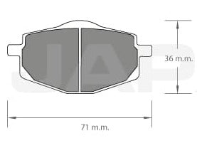 FIBRA DE FRENO FA101 YBR125E/DT200LC/DT200R/XT225 DEL ICHIBAN – Moto ...