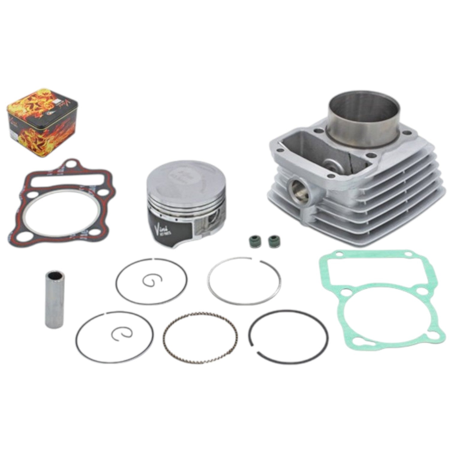 KIT DE CILINDRO MODIFICADO ZS150 A 175 (63.5) VINI – Moto Repuestos ...