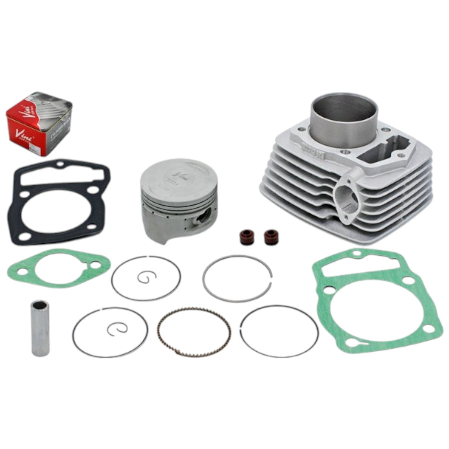 KIT DE CILINDRO XL200/YARA200 R:15 (GRIS) CADENA VINI – Moto Repuestos ...