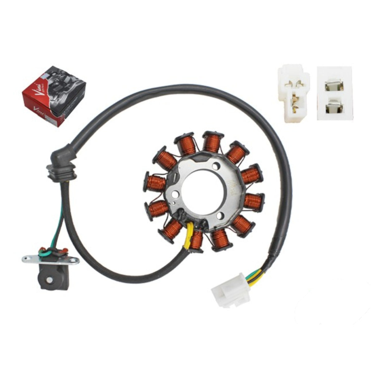 CORONA DE BOBINAS GIXXER150 CARBURADA VINI – Moto Repuestos Calle Blancos