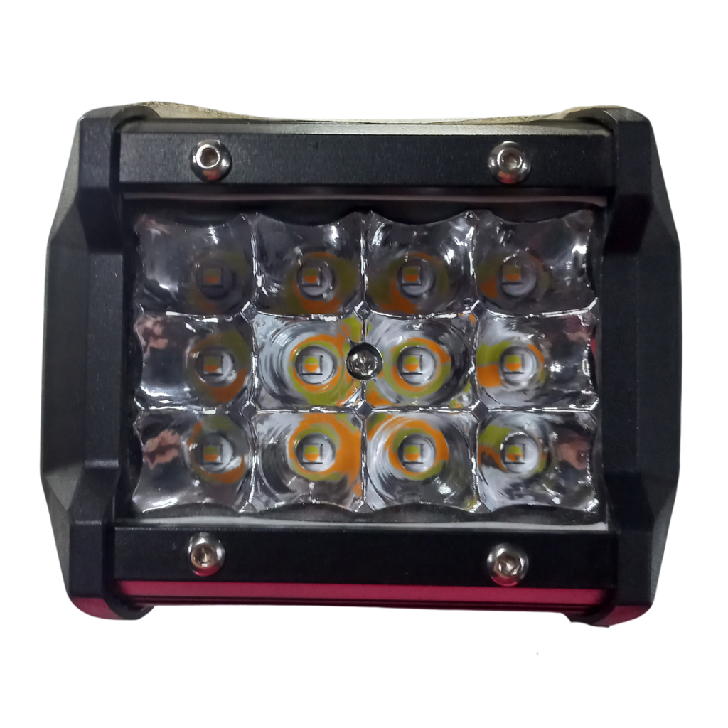 Halógeno Rectangular 12 Led Bicolor – Moto Repuestos Calle Blancos
